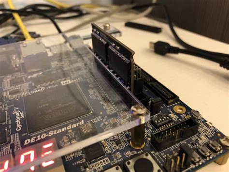 128mb Sdram Board On De10 Standard De1 Soc And Arrow Sockit Fpga Sdram Riser