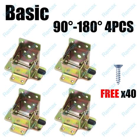 Ironbox Ready Stock Reinforced Folding Hinge Kit Self Locking Hinge