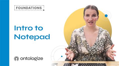 Intro To Notepad Youtube