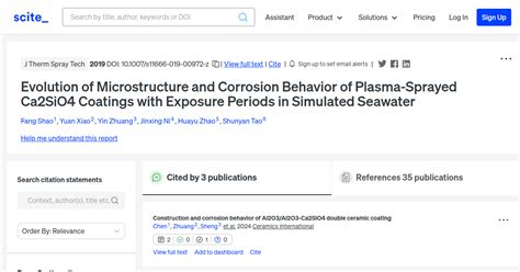 Evolution Of Microstructure And Corrosion Behavior Of Plasma Sprayed Ca2sio4 Coatings With