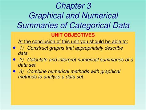 Ppt Chapter 3 Graphical And Numerical Summaries Of Categorical Data Powerpoint Presentation