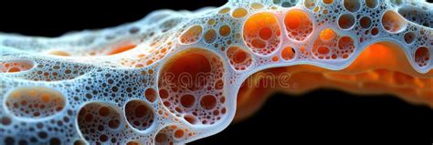 Repeating Organic Shapes Resembling Fractal Like Fluid Dynamics Blending Natural Flow Abstract