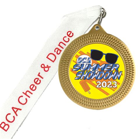 Bca Cheer And Dance Summer Showdown Medal And Ribbon