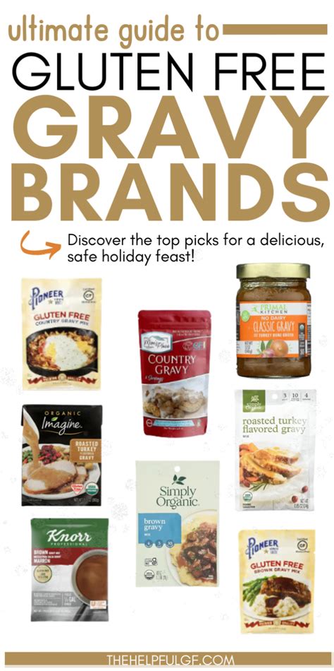 Top Gluten Free Gravy Mix Brands For The Holidays Gluten Free Food