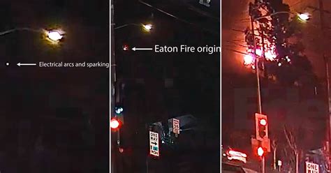 Un Video Muestra El Presunto Comienzo Del Destructivo Eaton Fire