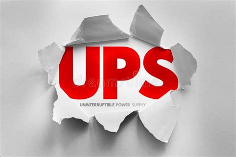 Ups Acronym For Uninterruptible Power Supply Revealed Beneath Torn