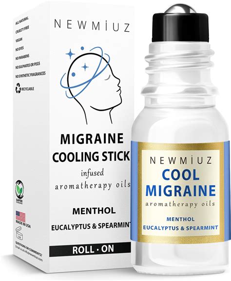 Cool Menthol Migraine Roll On Stick Natural Fast Cooling