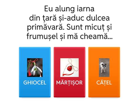 Primavara Ghicitori Quiz