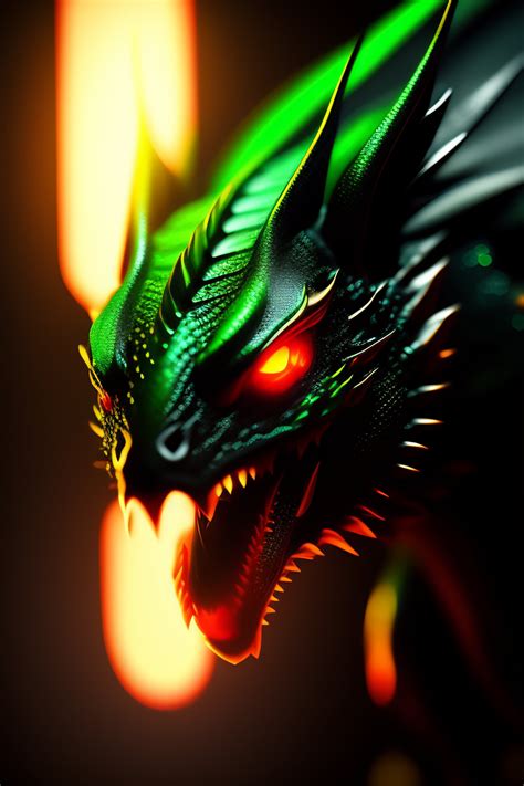 Lexica Black Dragon Green Dragon Red Dragon Depth Of Field32k