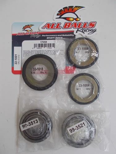 All Balls Kit Calotte Cuscinetti Stere 17058 Yamaha 400 Wr F 2000 Ebay De