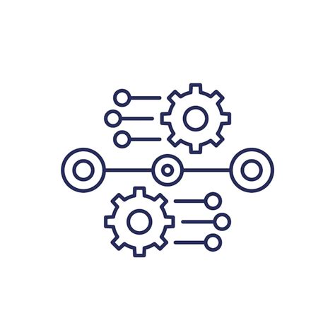 Premium Vector Streamline Process Icon Line Vector