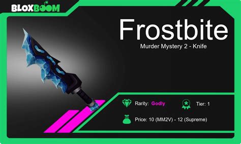 Bioblade Mm2 A Godly Knife In Roblox Murder Mystery 2