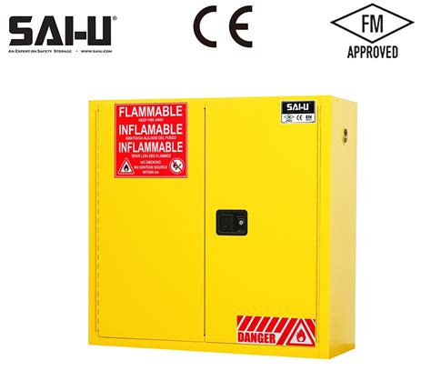 Sai U All Steel Flammable Liquids Chemical Storage Cabinets Fm Sc0030y