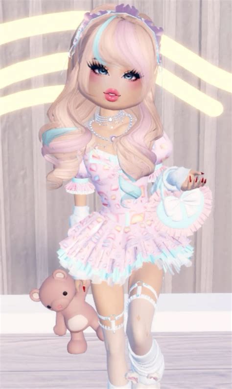 Dress To Impress Pastel Kawaii Outfit 💗💗💗 Dress To Impress Pastel