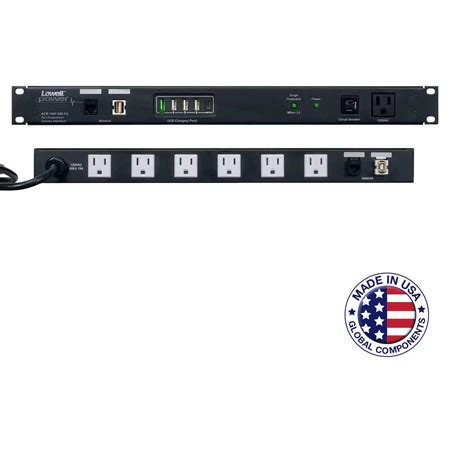 Lowell Acr 1507 Ssi Fc 15a Power Panel W Surge Protection Usb