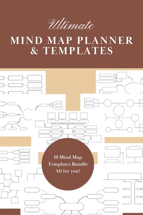 Mind Map Planner Mind Map Ideas Mind Map Design Mind Map Template