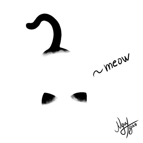 Cat In The Snow By Nya Tyanart On Deviantart