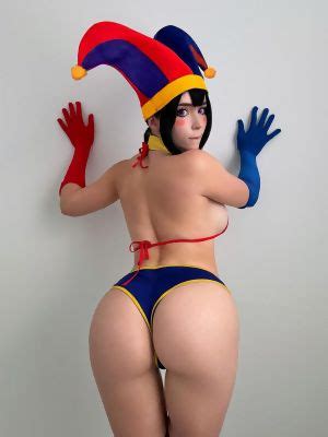 Pornpic Xxx Pomni From The Amazing Digital Circus Cosplay By
