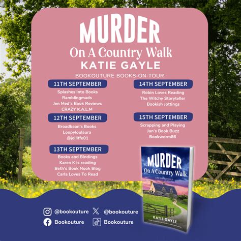Books On Tour Murder On A Country Walk Julia Bird Mysteries 6 By