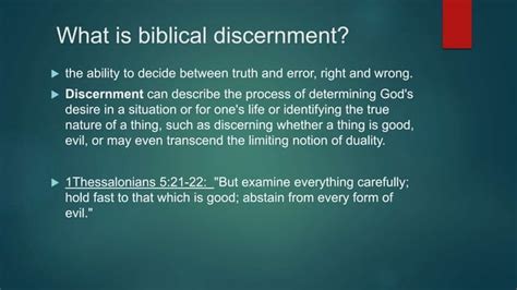 Discernment Pptx
