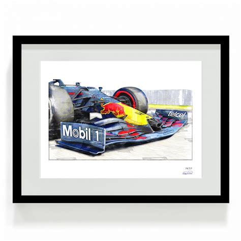 Red Bull F1 Front Wing Art F1 Art Race Prints