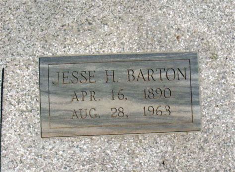 Jesse Howell Barton 1890 1963 Find A Grave Memorial