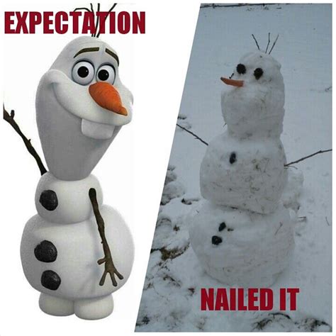 Frozen Meme Snowman