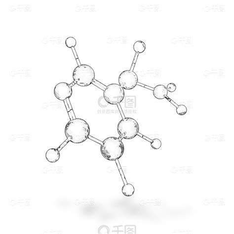 分子结构免抠元素 化妆品成分烟酰胺分子结构模型渲染图 素材免费下载 2126像素 Psd格式 编号50498089 千图网