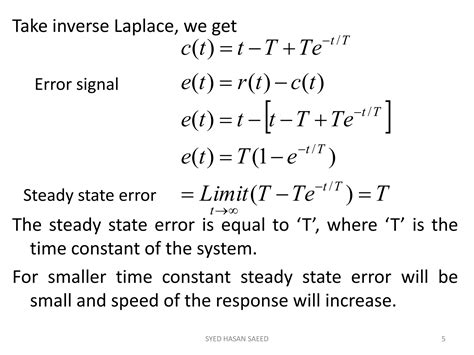 Time Response First Order Pdf