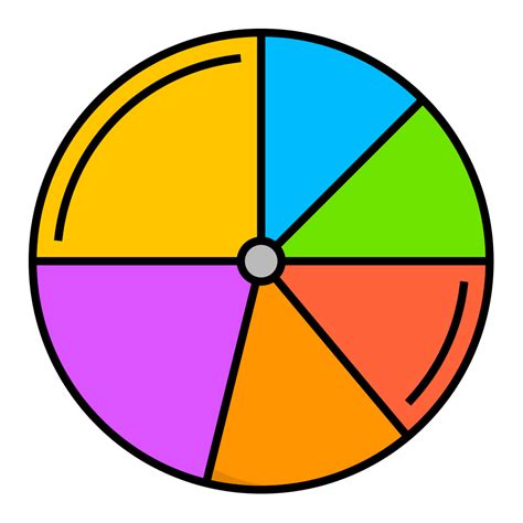 Pie Chart Graph Data Visualization Circular Representation Icon