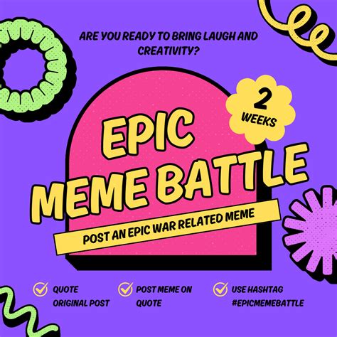 🎉 Epic Meme Battle 🎉 Get Ready For The Ultimate Meme… By Rebel Bots