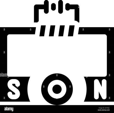 Ac Generator Electrical Engineer Glyph Icon Vector Ac Generator