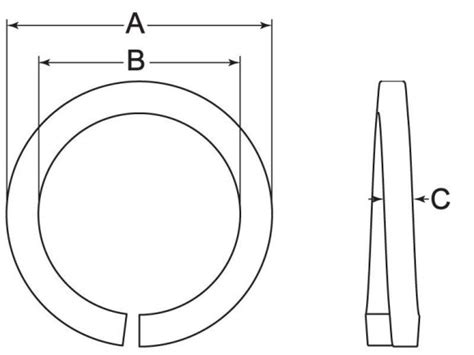 Split Lock Washer High Alloy 716 Zy