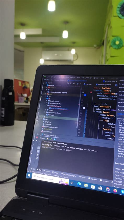 windows development environment setup for flutter application by