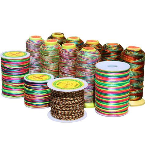 包邮端午节编织线手工材料五色线编织绳七色彩五彩绳编织手链线虎窝淘