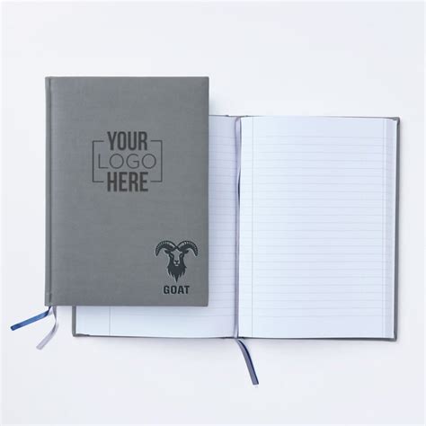 Custom The Goat Executive Journal Gray Baudville
