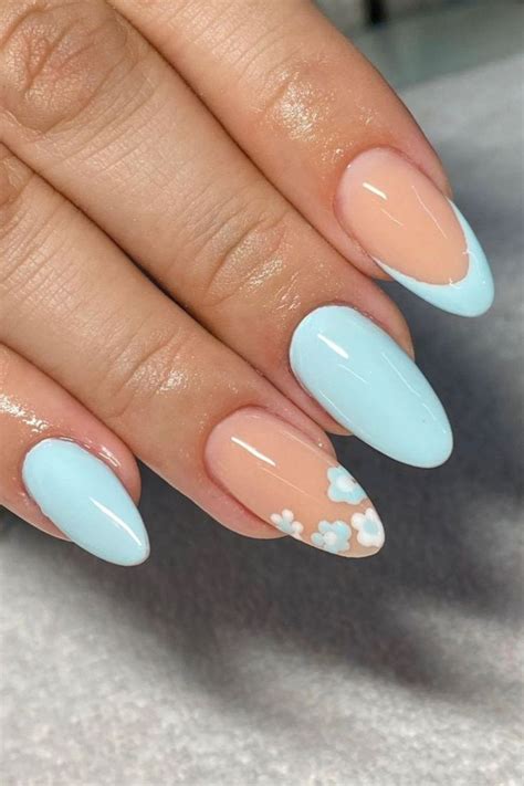 67 Light Blue Nails That Are Too Cute Not To Try Thefab20s Unhas