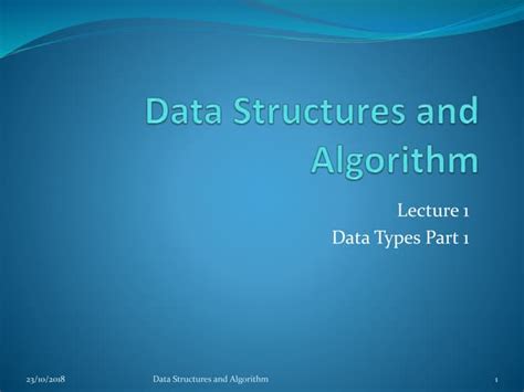 Lecture1a Data Types Ppt