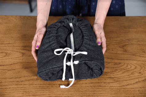 How To Fold A Hoodie