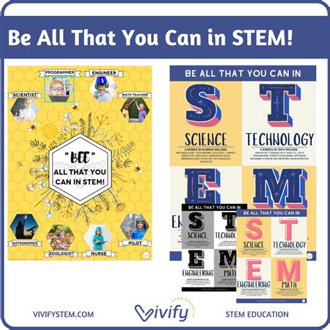 Inspirational Stem Classroom Posters — Vivify Stem