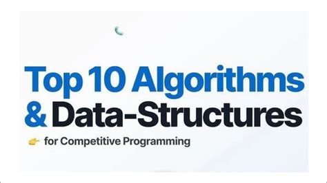 Top 10 Algorithms And Data Structures For Competitive Programming 🔥🔥