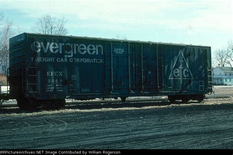 Evergreen Freight Car Corporation Efcx 50 Box Car No 3049