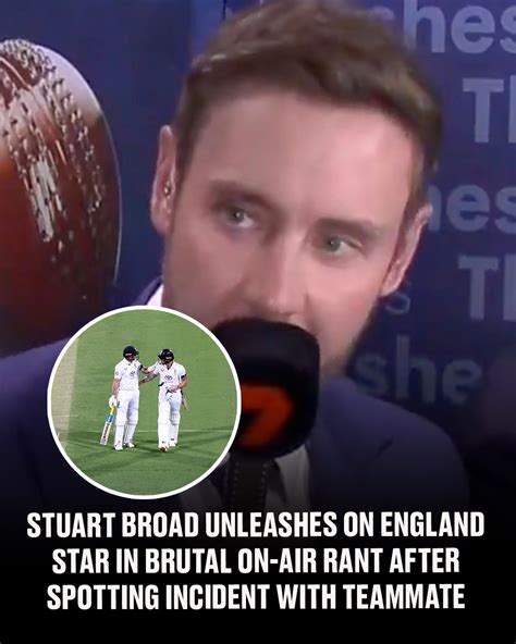 Sportbible 🚨 Broad Calls Out England Star 🚨 Stuart Broad Didnt Like