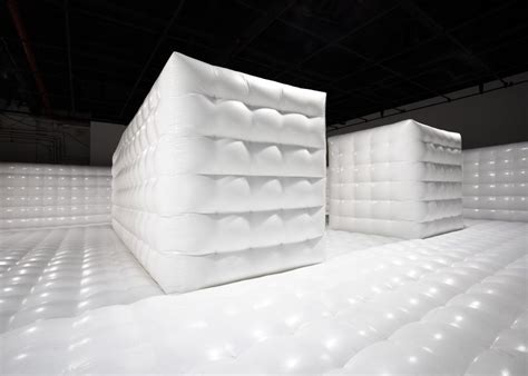 Cj Hendry Installs White Bouncy House Modelled On Psychiatric Ward For