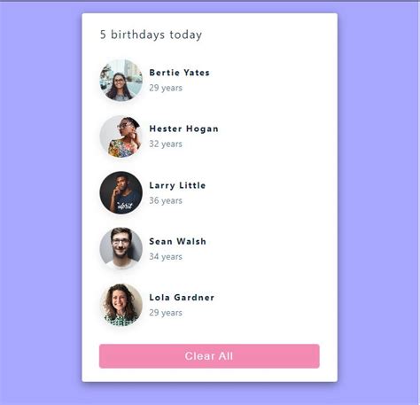 Razal Kabeer On Linkedin React Webdevelopment Birthdayreminder Funproject Aprilbirthdays