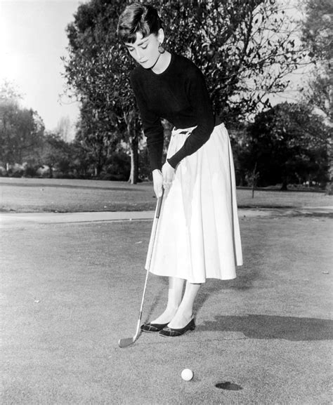 Audrey Hepburn Golfing Audrey Hepburn Photos Audrey Hepburn Hepburn Style