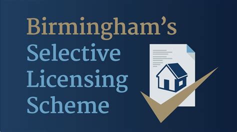 Birminghams Selective Licensing Scheme James Laurence Estate Agents