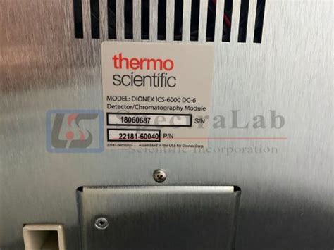 Thermo Scientific Dionex Ics 6000 Hpic System With As Ap Autosampler In