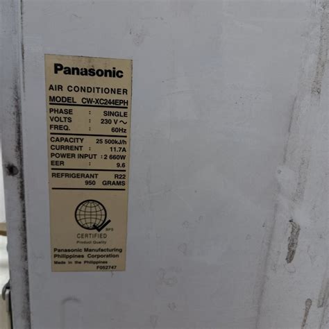 Panasonic Window Type Aircon Non Inverter 25hp Tv And Home