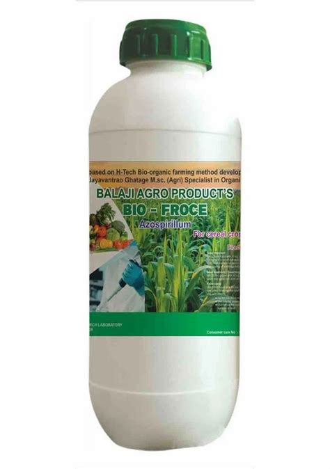 Liquid Bio Froce Azospirillum Biofertilizer Packaging Type Bottle 1